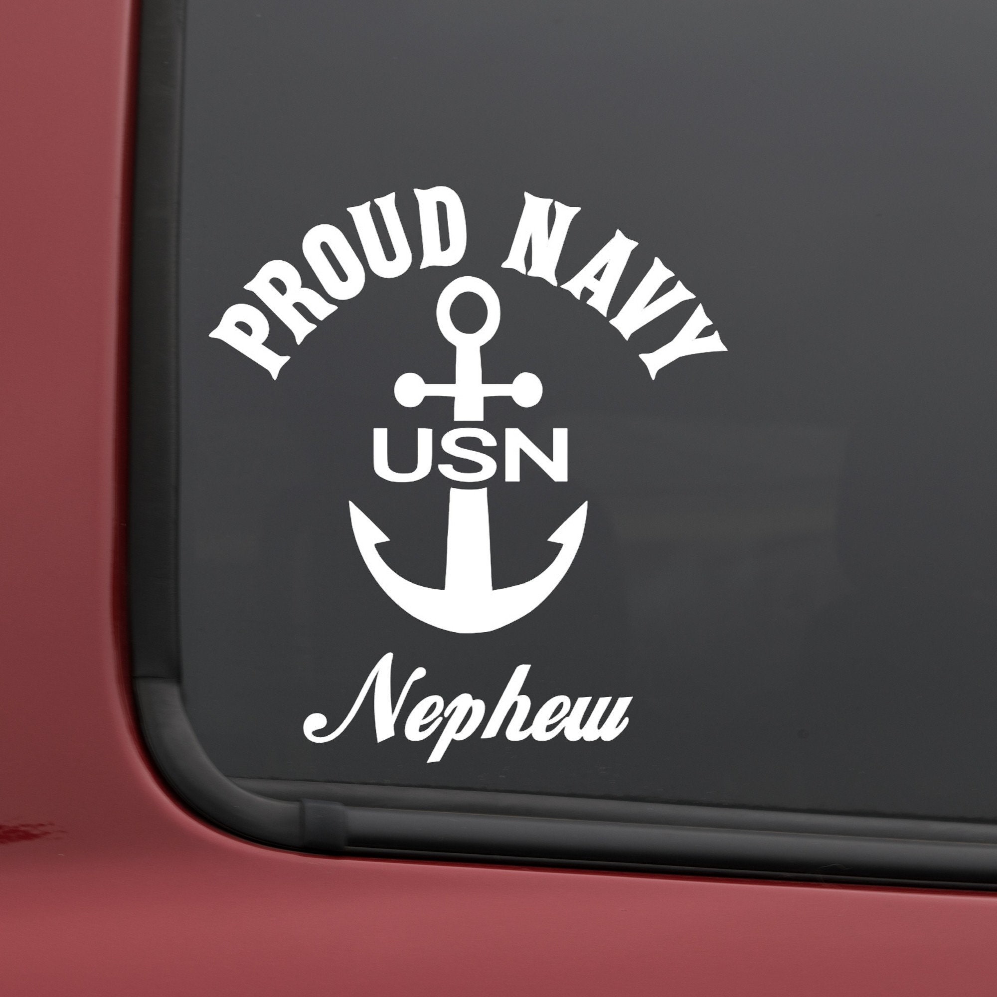Proud Navy: Aunt Uncle Niece Nephew Family Cousin - Etsy UK