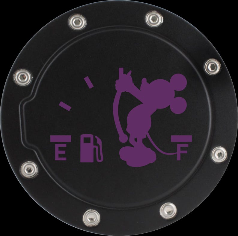 Mouse Fuel Gauge Car Decal - Fighting Empty - Vinyl Decal for Anything ...