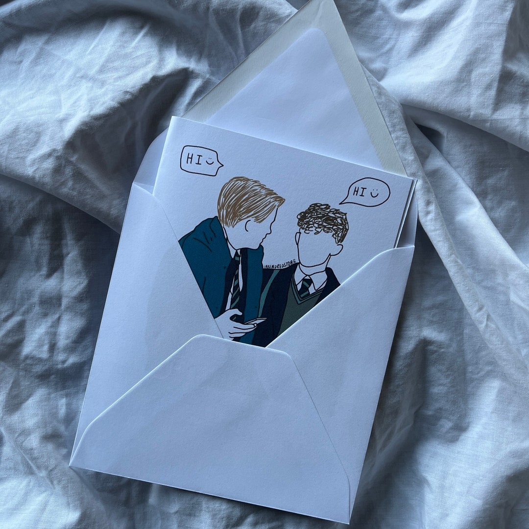 Heartstopper - Nick Nelson and Charlie Spring Greeting Card - Etsy