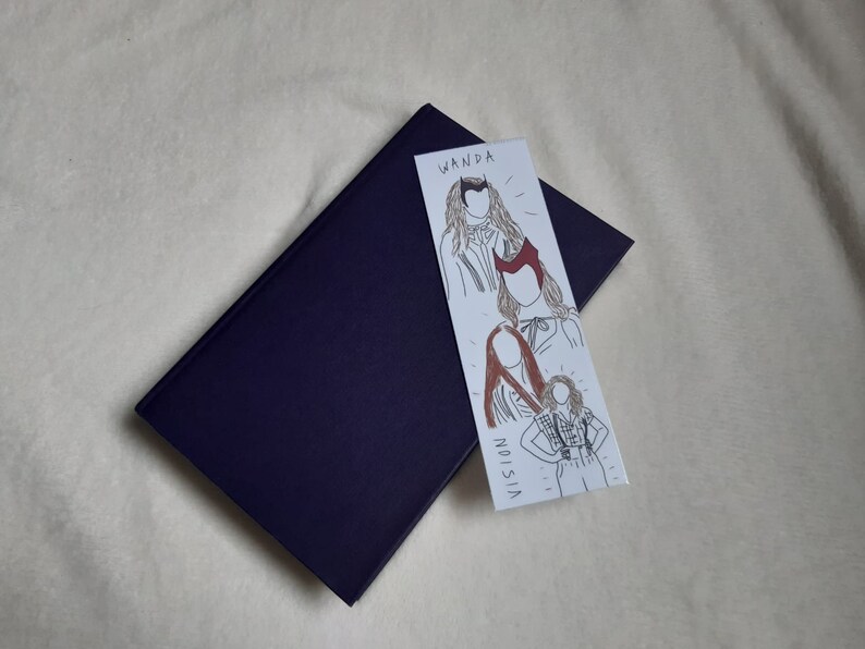 Wanda Maximoff Bookmark From Wandavision Scarlet Witch - Etsy