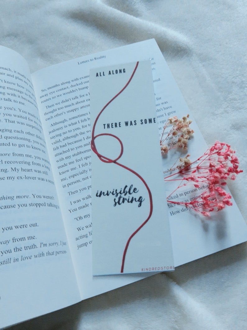 Taylor Swift Invisible String Folklore Bookmark Etsy Uk