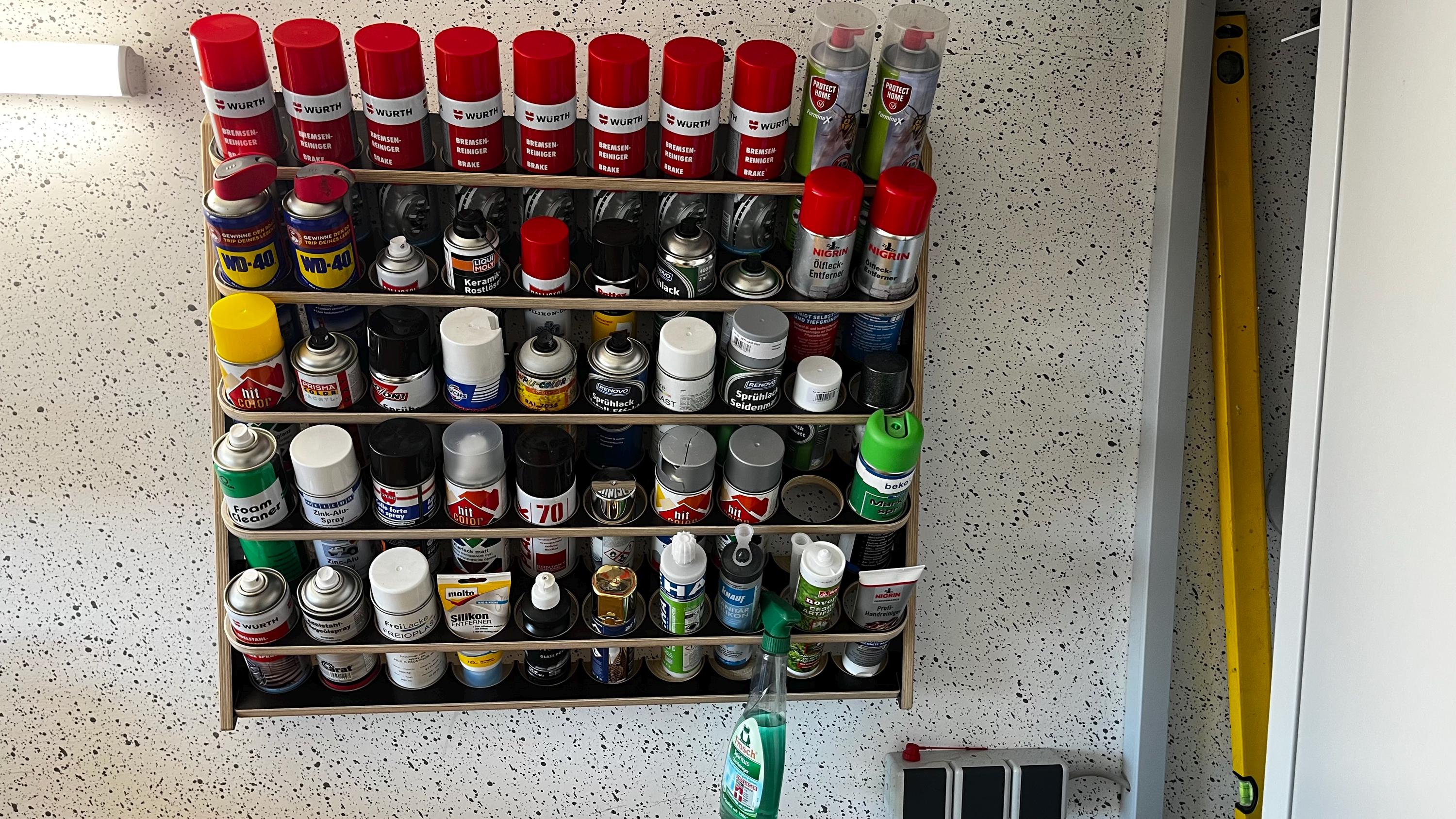 Spraydosen Regal - Spraydosenhalter mit 50 Plätzen - Etsy.de