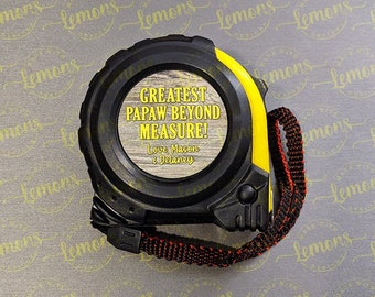 Custom Tape Measure Decal - Etsy
