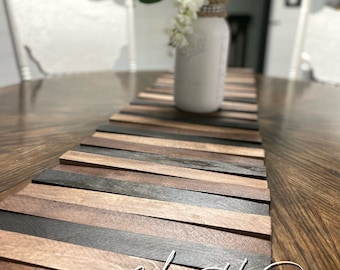 Wood Table Runner | Etsy