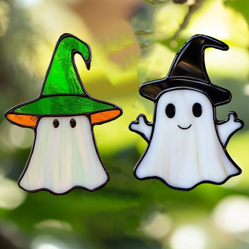 Stained Glass Ghost - Etsy