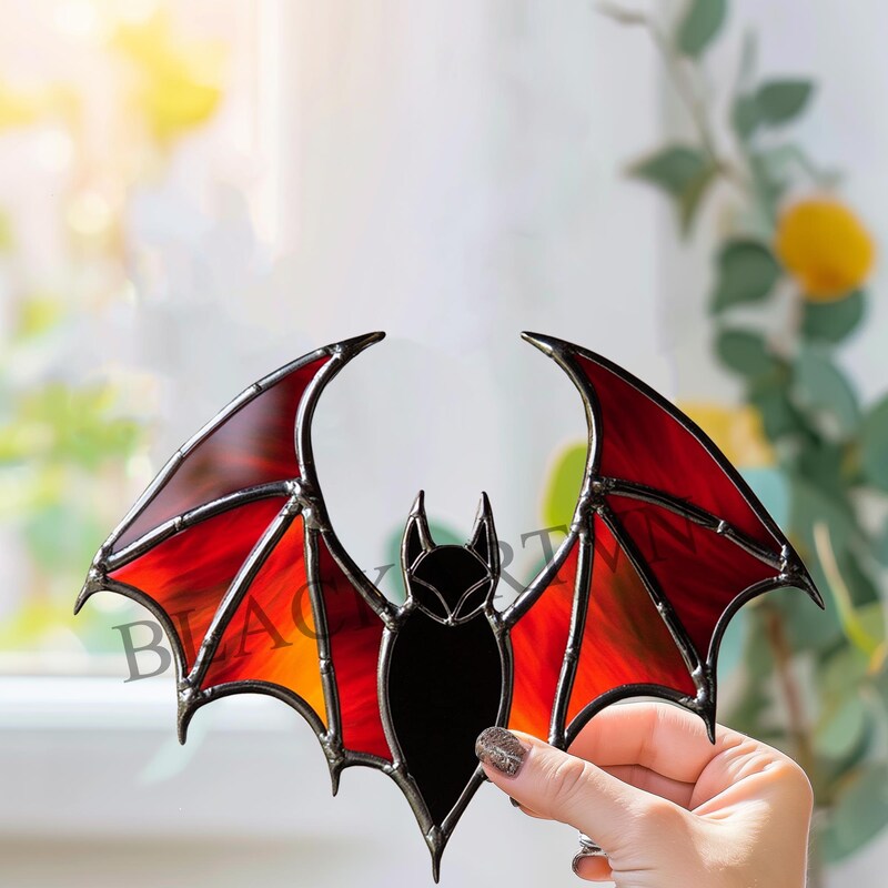 Bat Stained Glass Pattern - Etsy