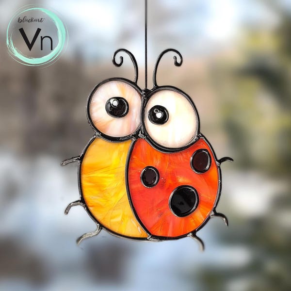 Ladybug Suncatcher - Etsy