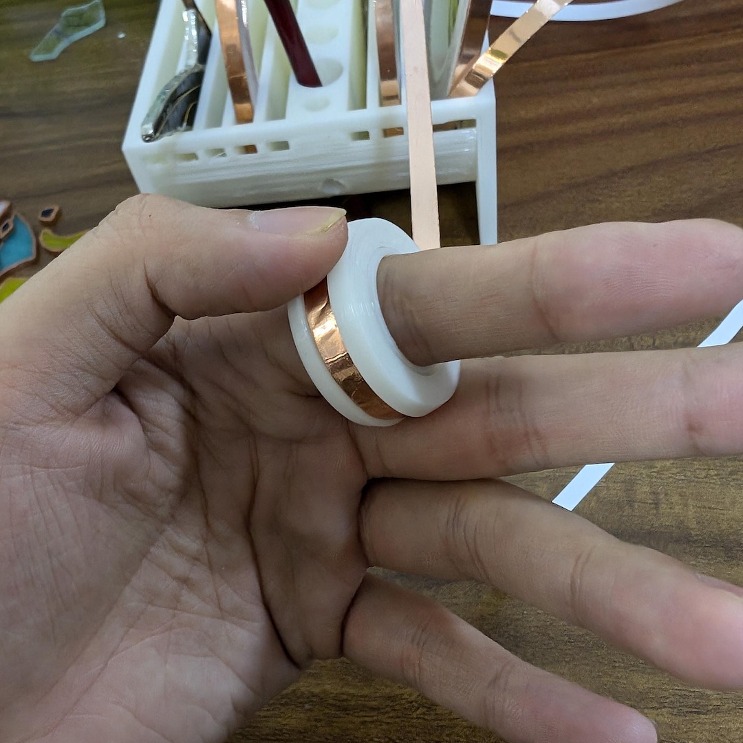 Set 2 Copperglide, Ring Finger Foiler Stained Glass Tool , Suitable for ...