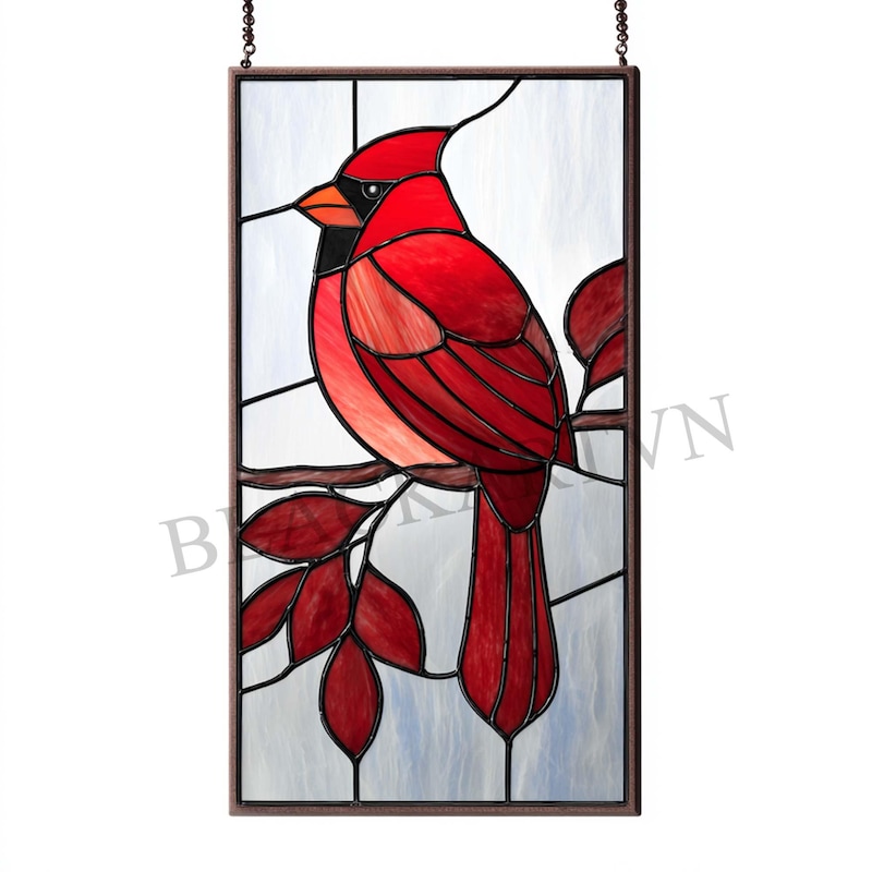 Stained Glass Cardinal Patterns - Etsy