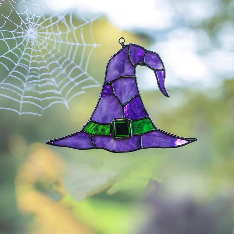 Witch Stained Glass - Etsy