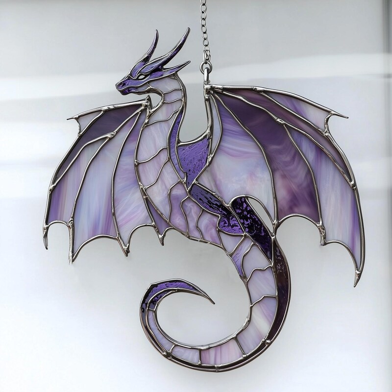 Stained Glass Dragon - Etsy