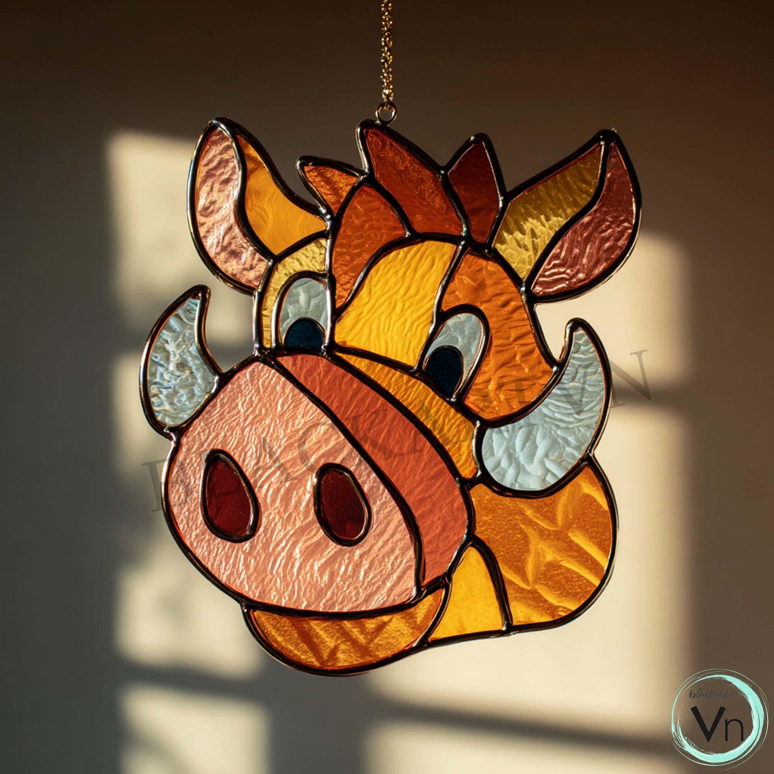 Digital Download Boar Stained Glass Pattern,modern Suncatcher,diy ...
