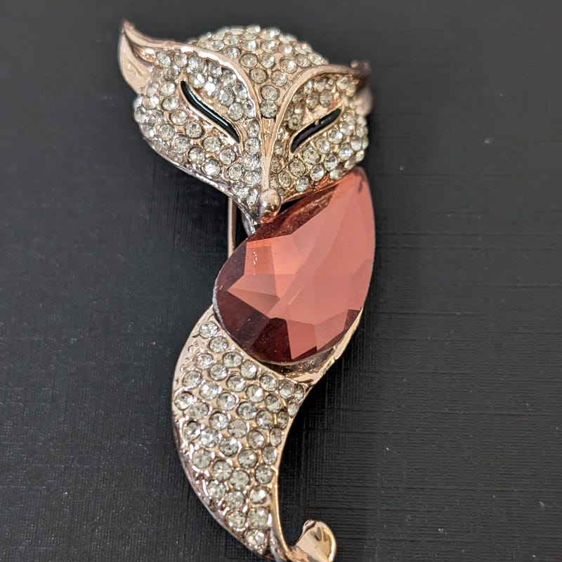 Fox Brooch - Etsy