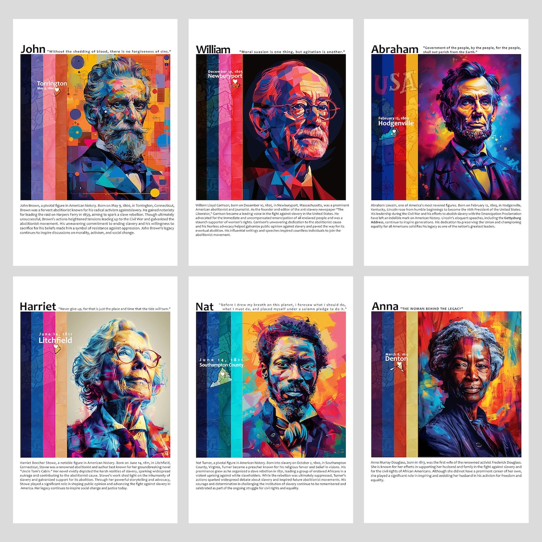 DIGITAL FILE 20 Influential American Figures in the Abolitionist and ...