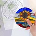 Digital Download Sunflower V01 Stained Glass Pattern, Modern Suncatcher ...