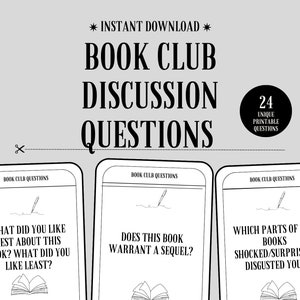 Thought-provoking Book Discussion Questions, Engaging Reading Prompts ...