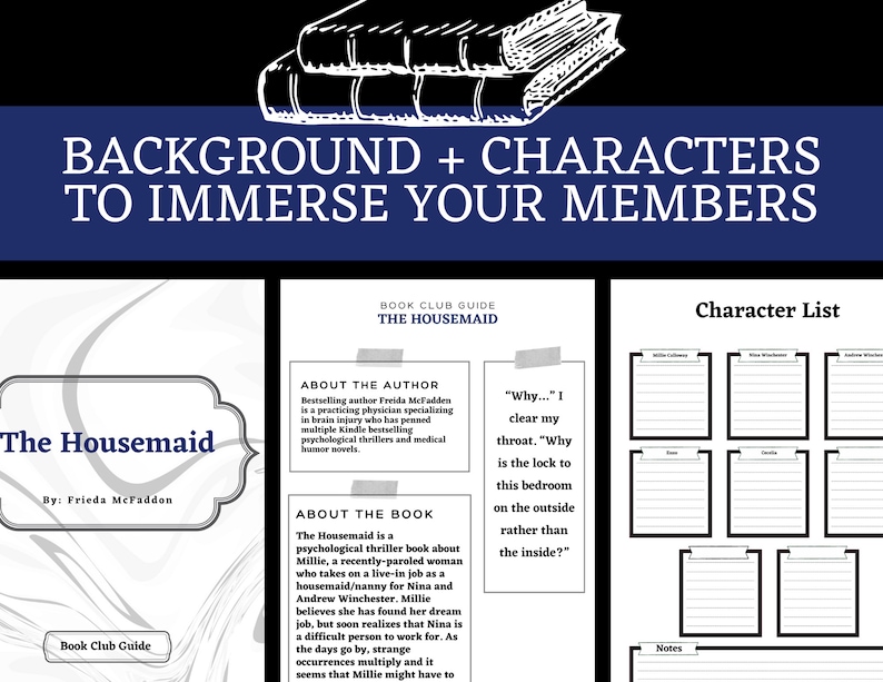 The Housemaid by Frieda Mcfadden Book Club Guide | Reading Companion ...