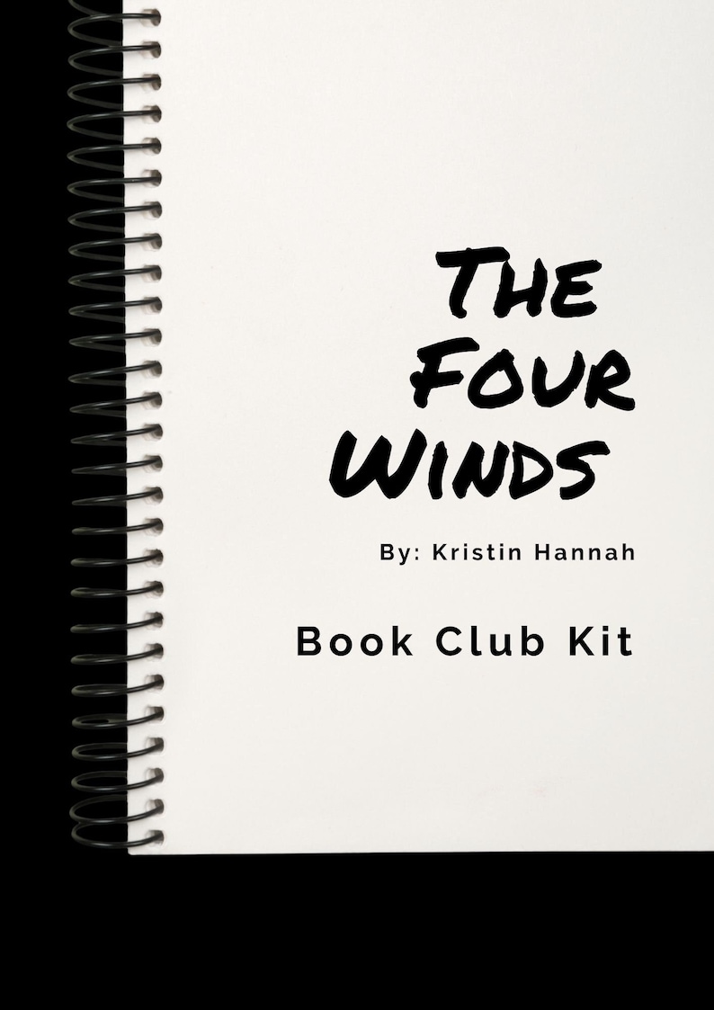 The Four Winds Book Club Kit: Discussion Guide (printable Download) - Etsy