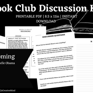 Becoming Book Club Guide | Becoming | Book Club | Discussion Questions ...