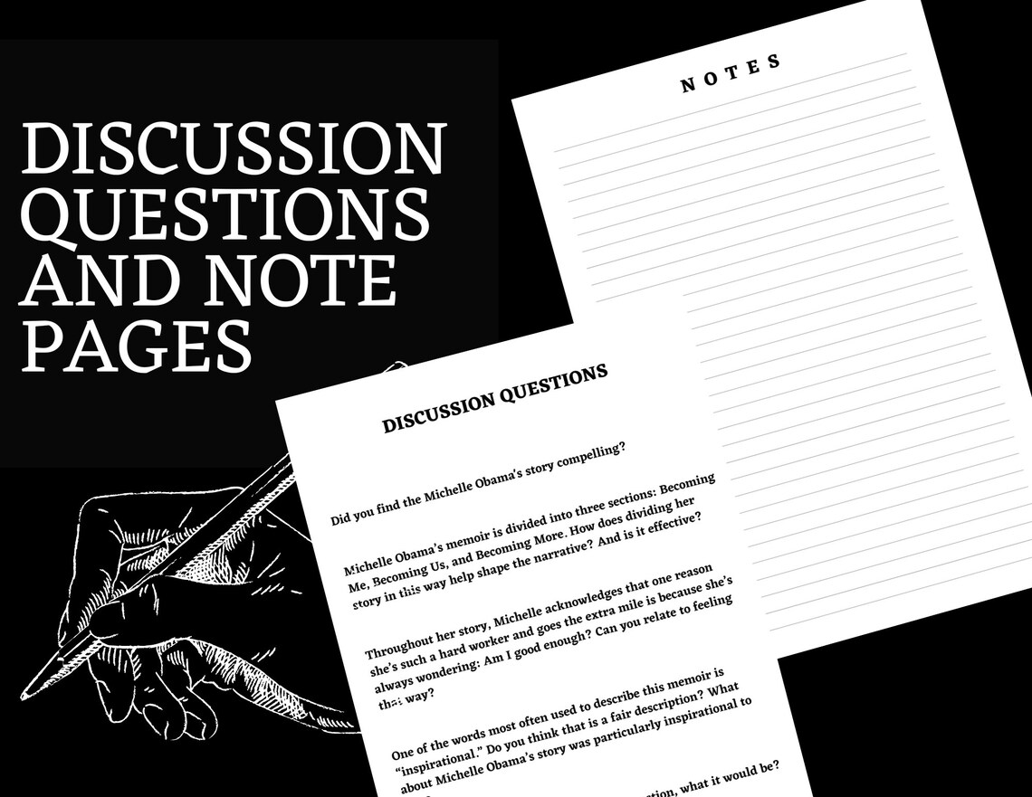 Becoming Book Club Guide Becoming Book Club Discussion Questions ...