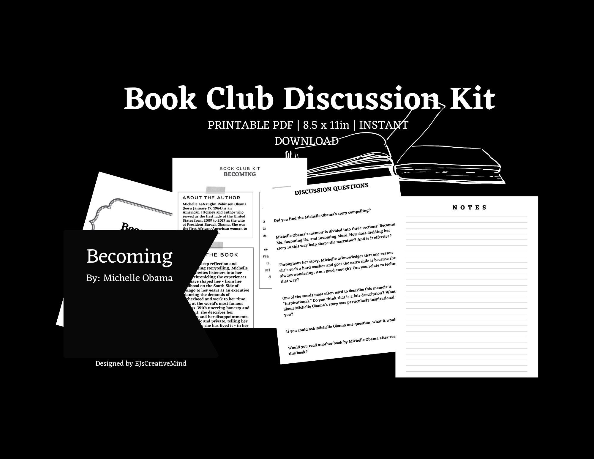 Becoming Book Club Guide Becoming Book Club Discussion Questions ...