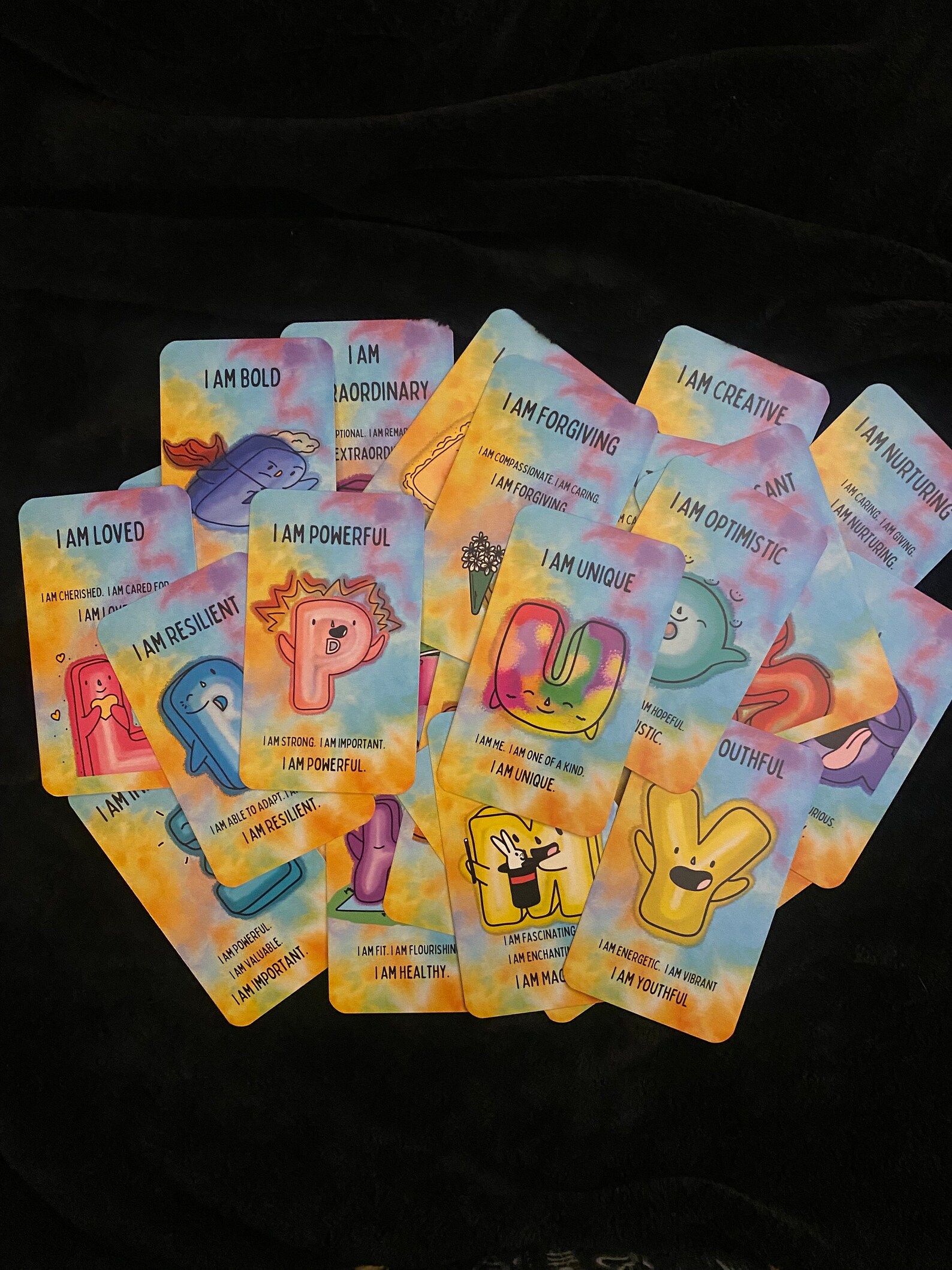 Kids Affirmation Card Deck, Positive Affirmations, Self-esteem Boost ...