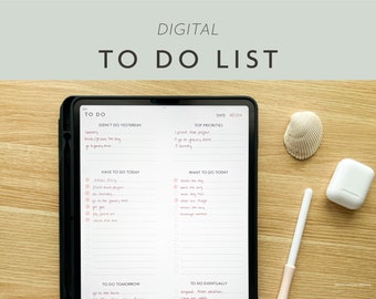 Goodnotes to Do List - Etsy