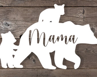Mama Bear Metal Sign | Etsy