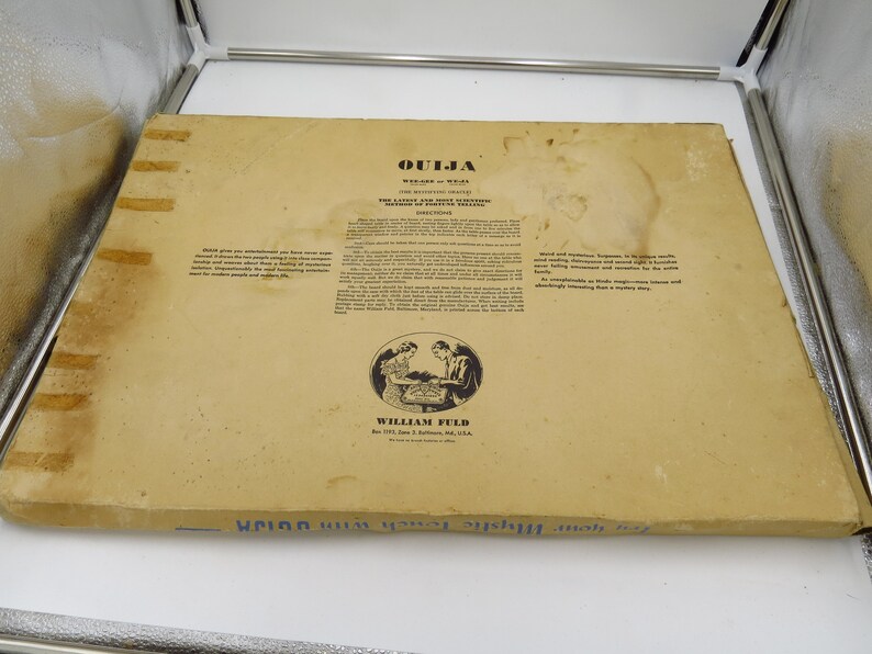 Ouija Board the Mystifying Oracle Wonderful Talking Board William Fuld ...