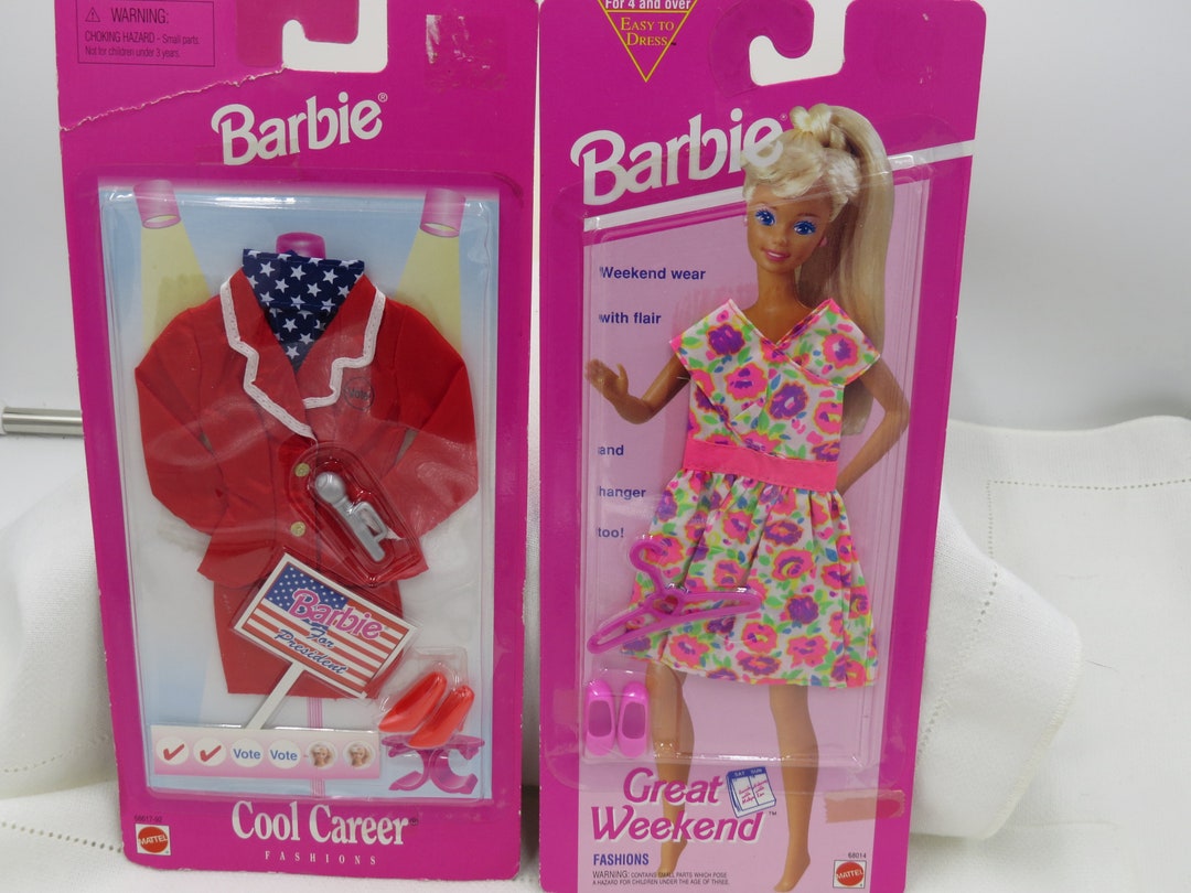 Barbie Great Weekend and Cool Career Outfits - New in Package - Etsy
