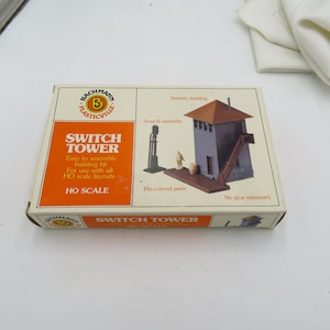 Train Switch Tower Bachmann Plasticville HO Scale - Etsy