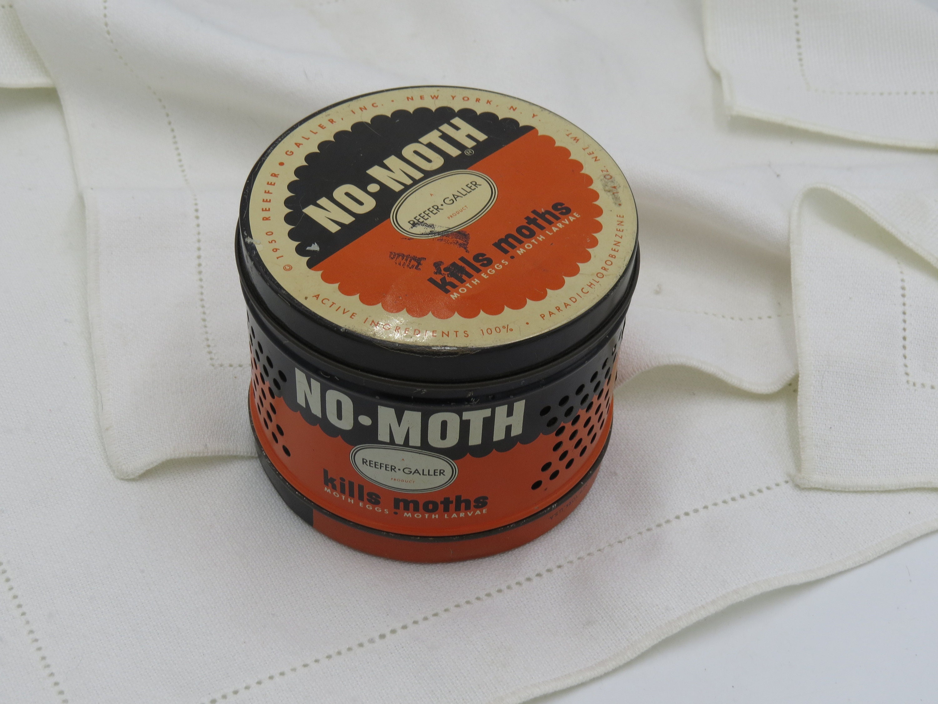 Vintage No-moth Tin Reefer-galler - Etsy