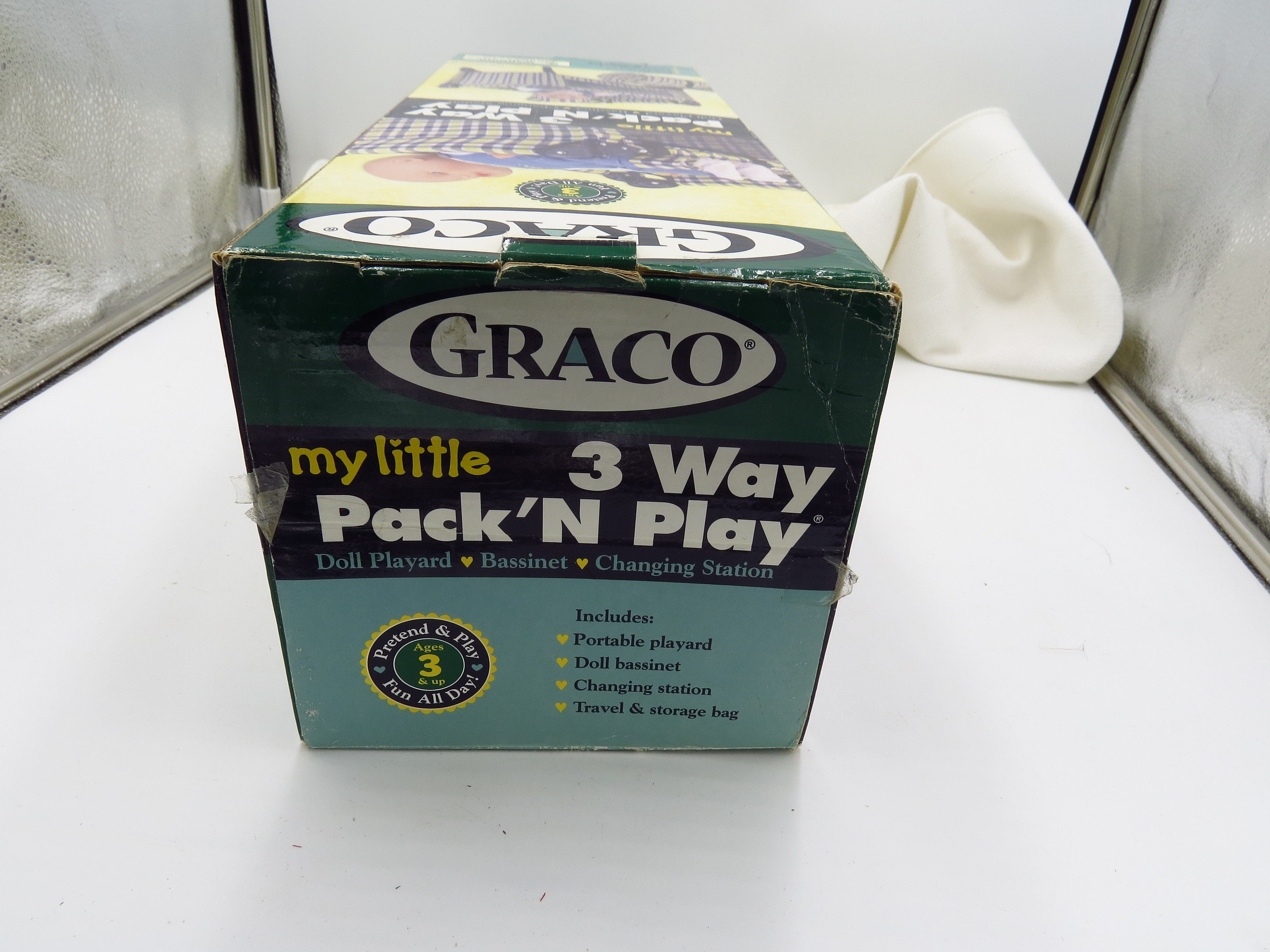 Vintage Graco 3 Way Pack'n Play Doll Playard, Bassinet and Changing ...
