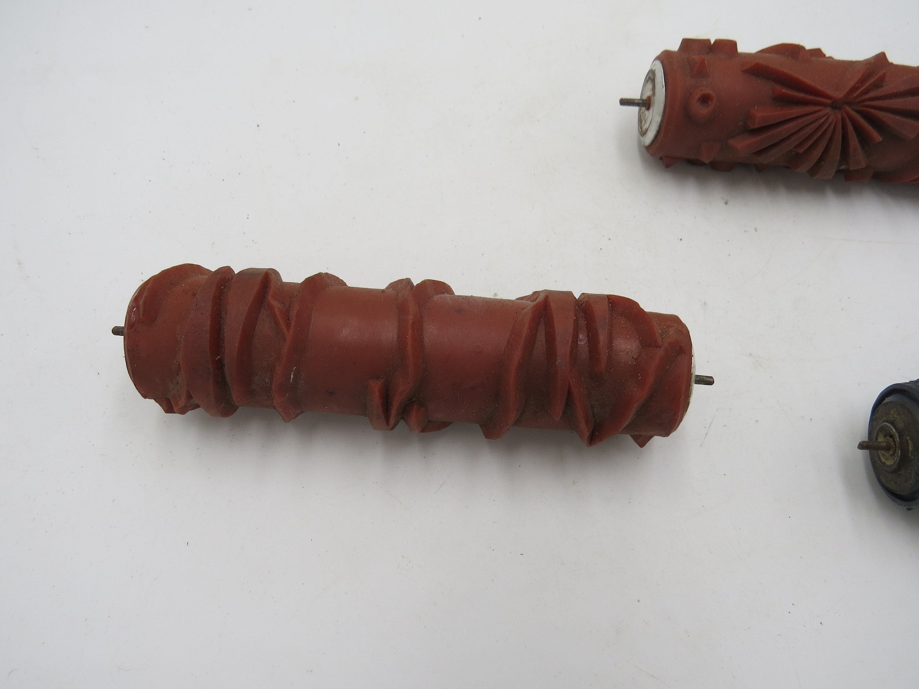 Vintage 40's Rubber Textured Paint Rollers - Germany - Set of 3 - Etsy