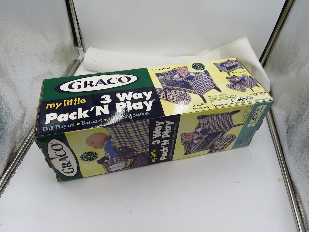 Vintage Graco 3 Way Pack'n Play Doll Playard, Bassinet and Changing ...