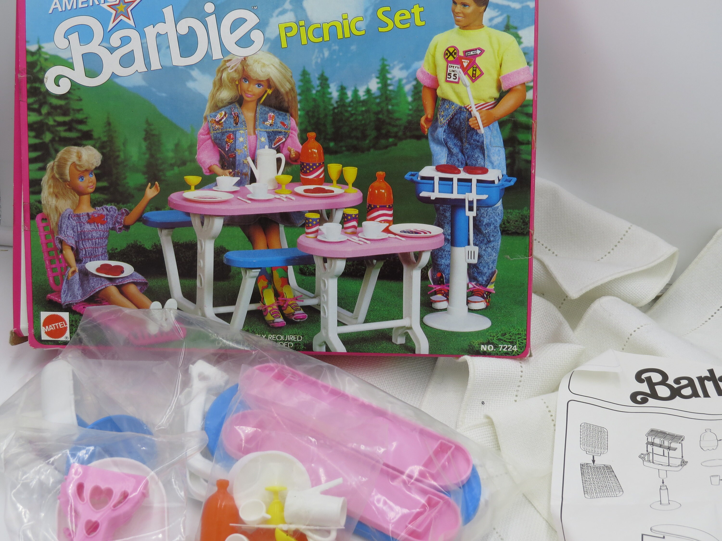Barbie All American Picnic Set Box Has Been Opened - Etsy