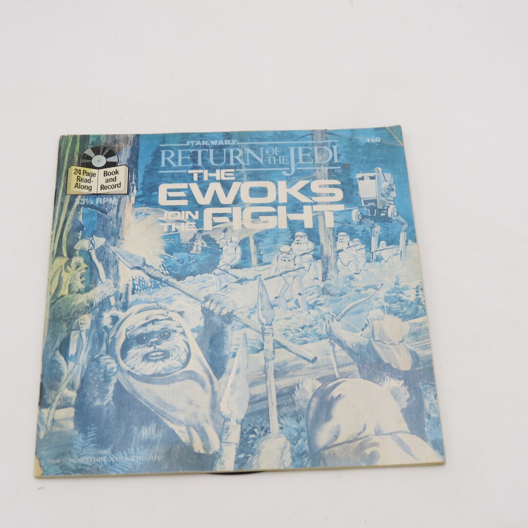 Return of the Jedi the Ewoks Join the Fight - Read-along Book and 45 Record. - Etsy