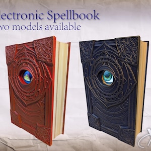 LARP Spellbook With Animated Eye and LED Lighting, Celestial or ...