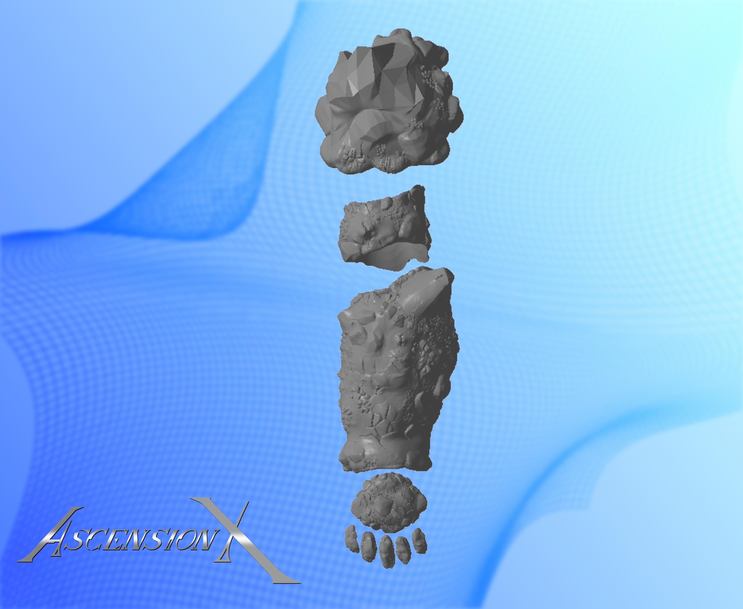 Golem Rock Armor STL – 3D Printable Golem Arm Gauntlet for LARP ...