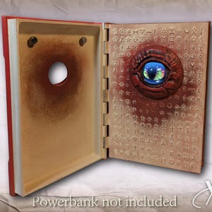 LARP Spellbook With Animated Eye and LED Lighting, Celestial or ...