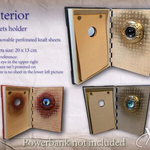 LARP Spellbook With Animated Eye and LED Lighting, Celestial or ...