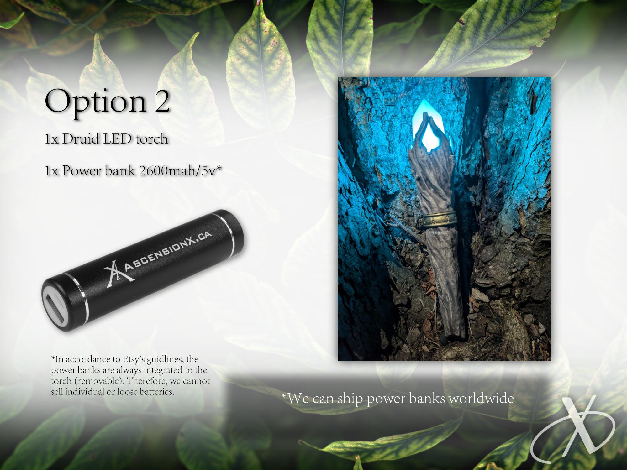 Druid LARP LED Torch – 3D Printed USB Fantasy Prop, Medieval Druid ...