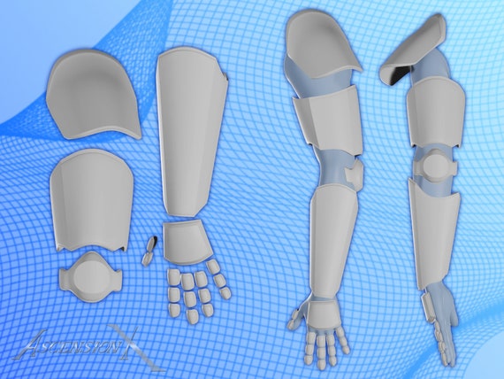 Space Marine Armor 3D STL File Arm Guard Glove Hands - Etsy Canada