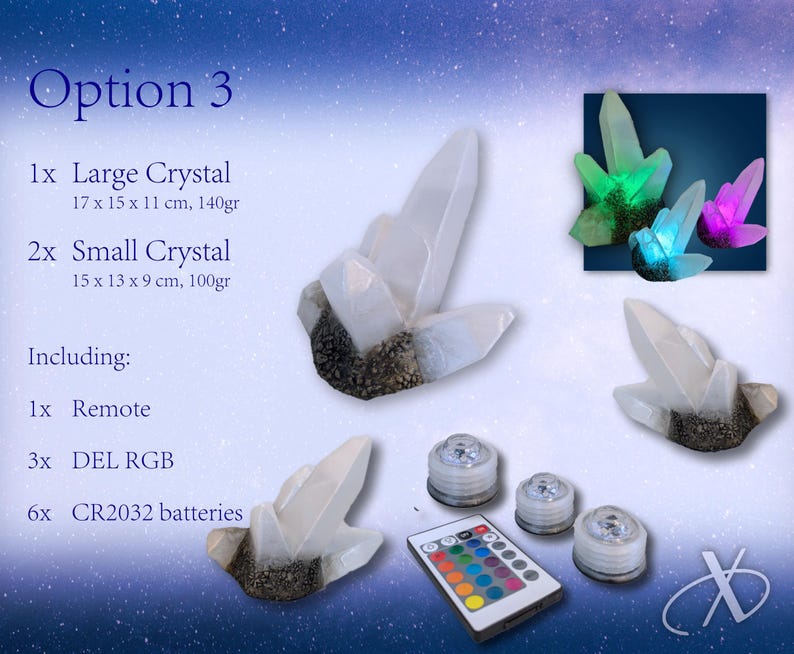 LED Crystal Rgb – 3D Printed Fantasy Gem With RF Remote for LARP ...