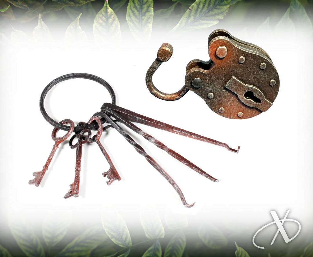 LARP Thief Tool Kit – 3D Printed Fake Lock Picks & Keys - Etsy