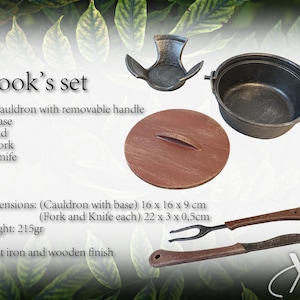 Cook's Kit - for LARP and Cosplay, Master Chef, Healer, Herbal Medecine ...