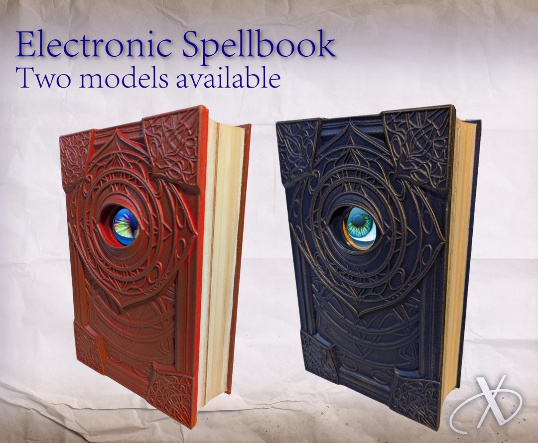 LARP Spellbook With Animated Eye and LED Lighting, Celestial or ...