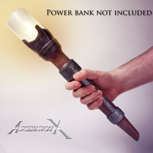 LARP LED Torch Medieval Accessory Costume Sconce Flashlight | Etsy Canada