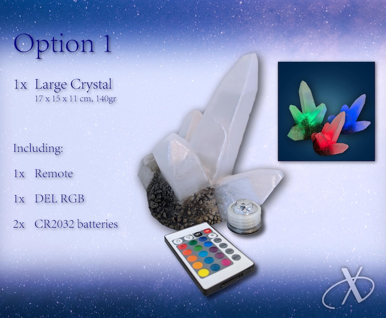 LED Crystal Rgb – 3D Printed Fantasy Gem With RF Remote for LARP ...