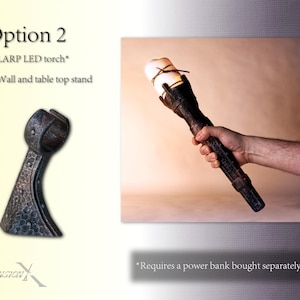 LARP LED Torch With Simulated Flame – Modular, USB Powered, 3D Printed ...